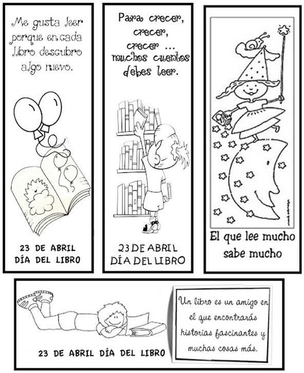 DIA DEL LIBRO. TALLER DE MARCAPÁGINAS - C.E.I.P. Princesa Sofía